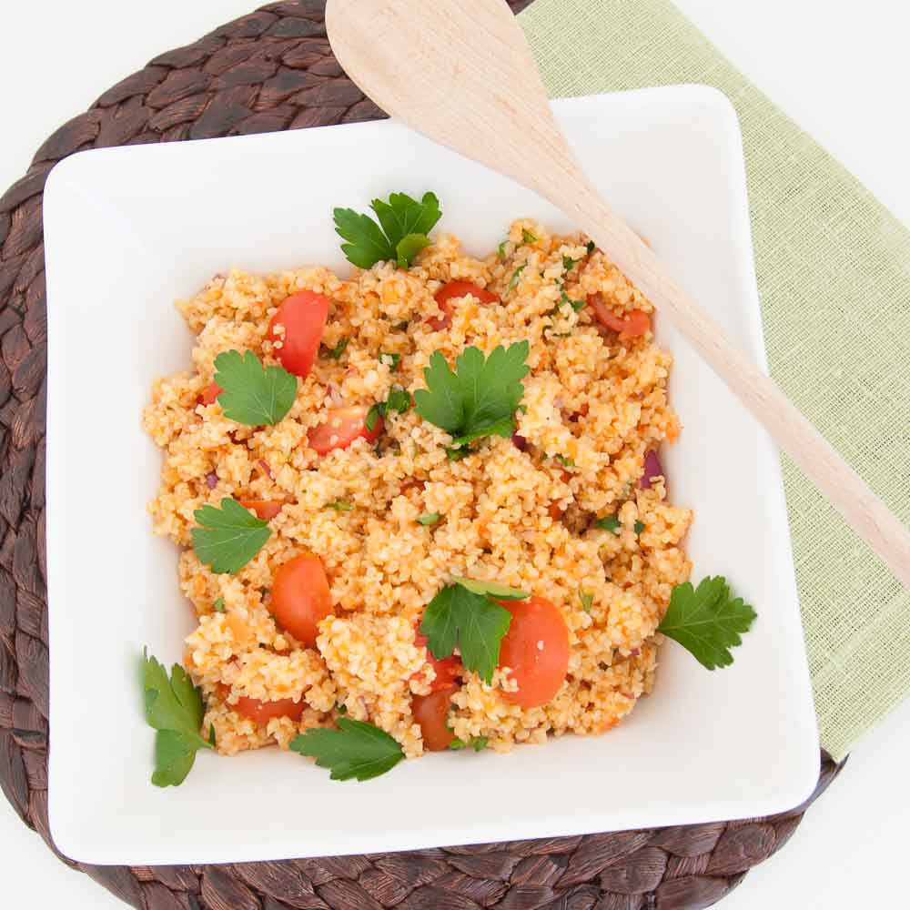 Easy Bulgur Salad - Vegan Family Recipes