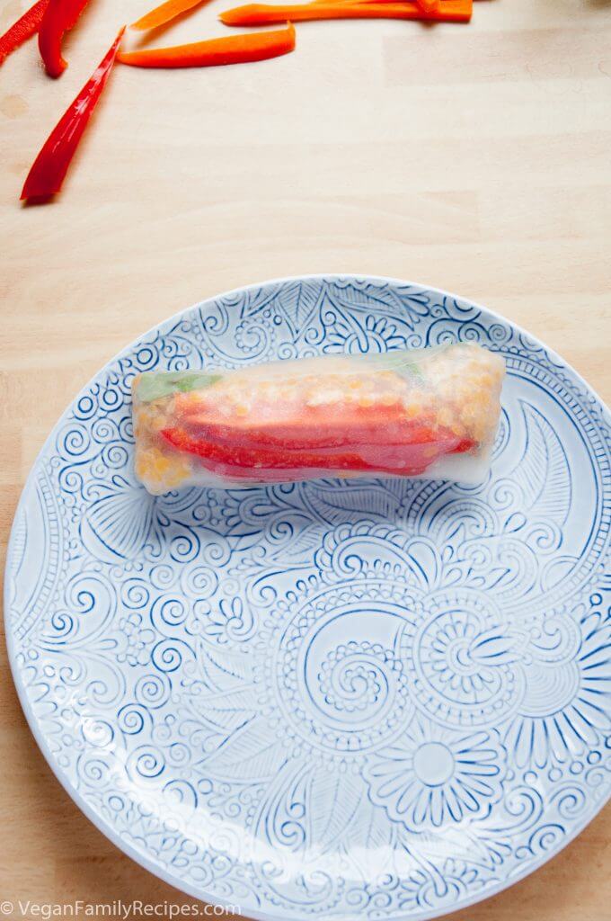 Lentil Summer Rolls - Vegan Family Recipes